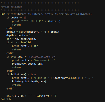 BrightScript - Packages - Package Control