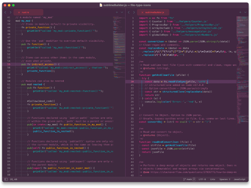 Color Scheme - Bass - Packages - Package Control
